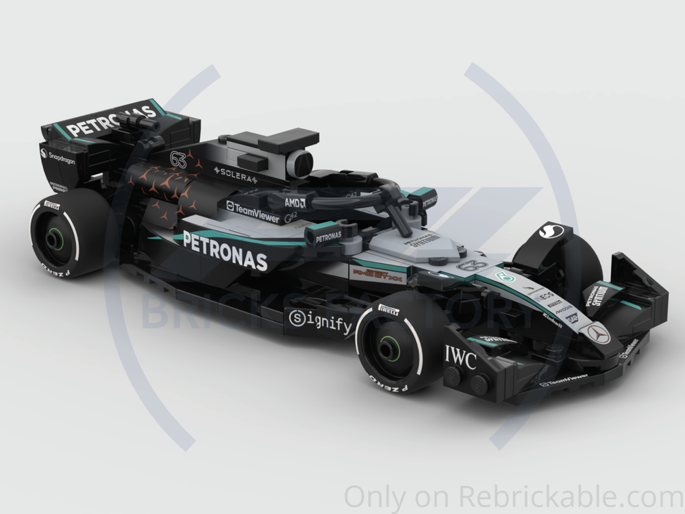 LEGO MOC F1 Mercedes W16 Silverstone by Pit Lane Bricks Factory ...
