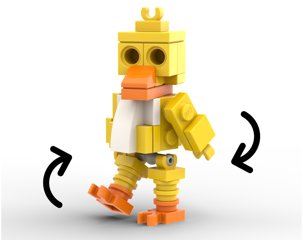 LEGO MOC FNaF 1 Chica by CodaCytro | Rebrickable - Build with LEGO