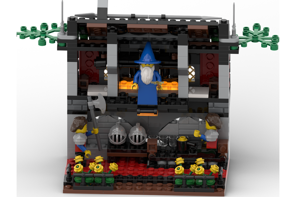 LEGO MOC Majisto's Magical castle(40601*2) by J_sbricks | Rebrickable - Build with LEGO