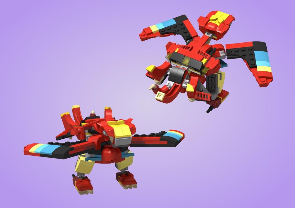 LEGO MOC Mech Phoenix by oprypin | Rebrickable - Build with LEGO
