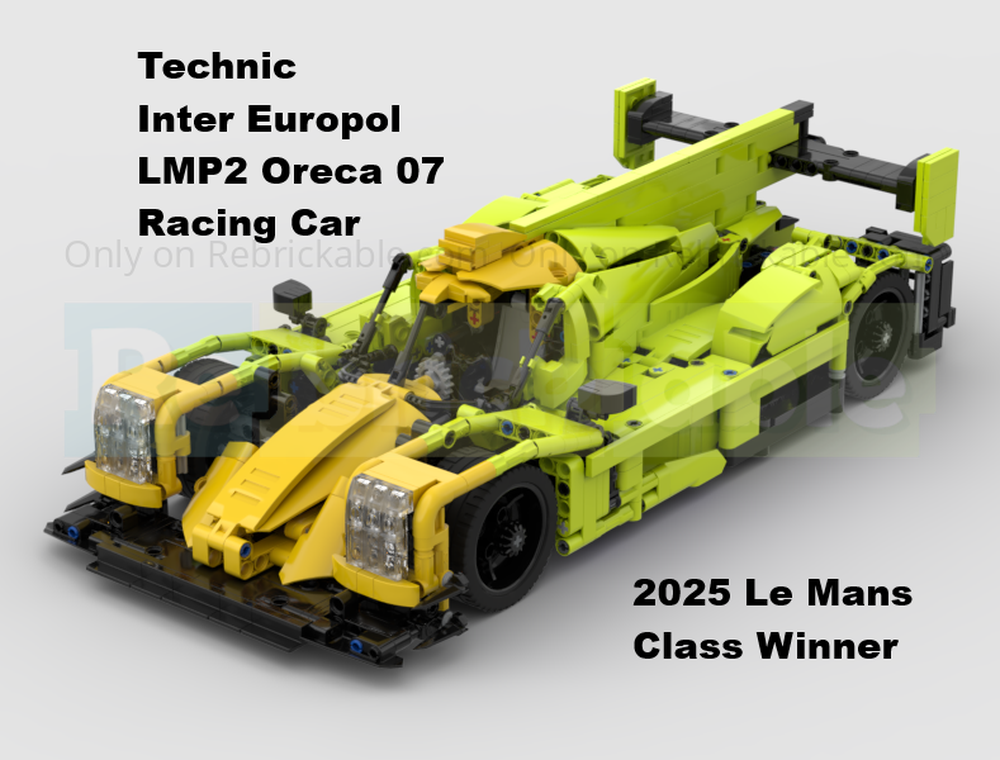 LEGO MOC Technic Inter Europol LMP2 Oreca 07 Racing Car by Andy Ps ...