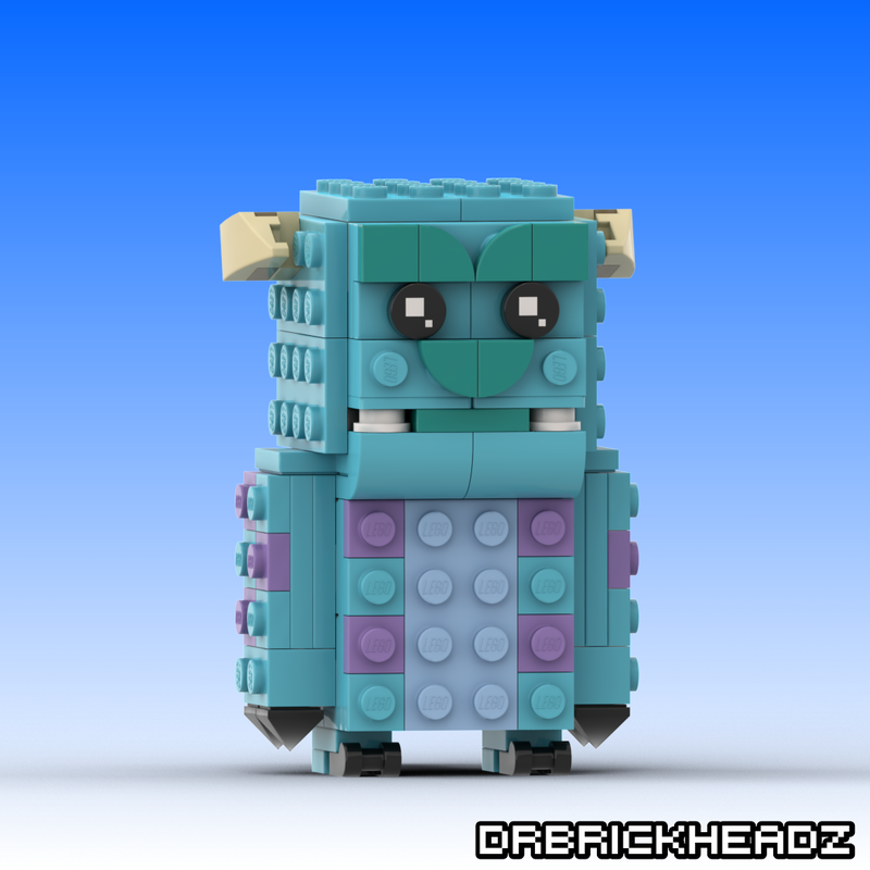 LEGO MOC James P. Sullivan / SulleyJames P. Sullivan (Monters Inc ...