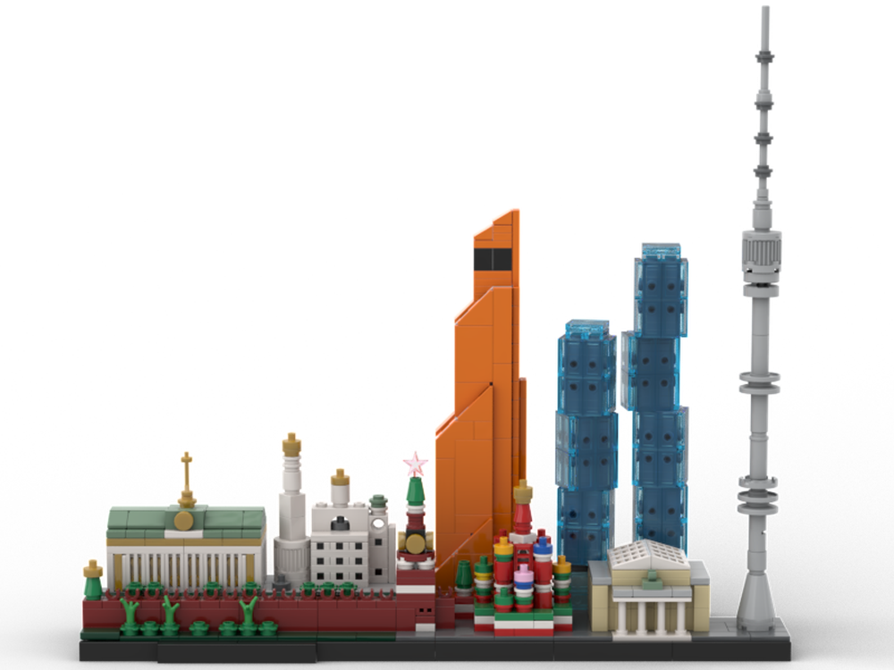 LEGO MOC Moscow Skyline (Variant) by bricks_with_sunny | Rebrickable ...