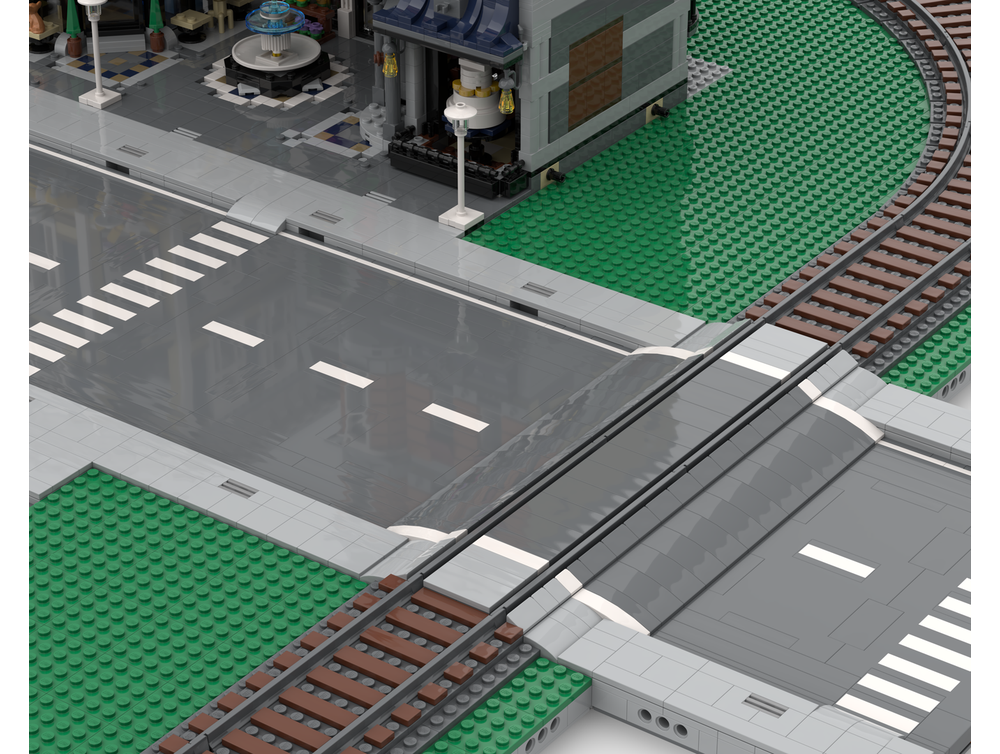 LEGO MOC-227976 Modular MILS Train Track Crossing Pack – Optimized for ...