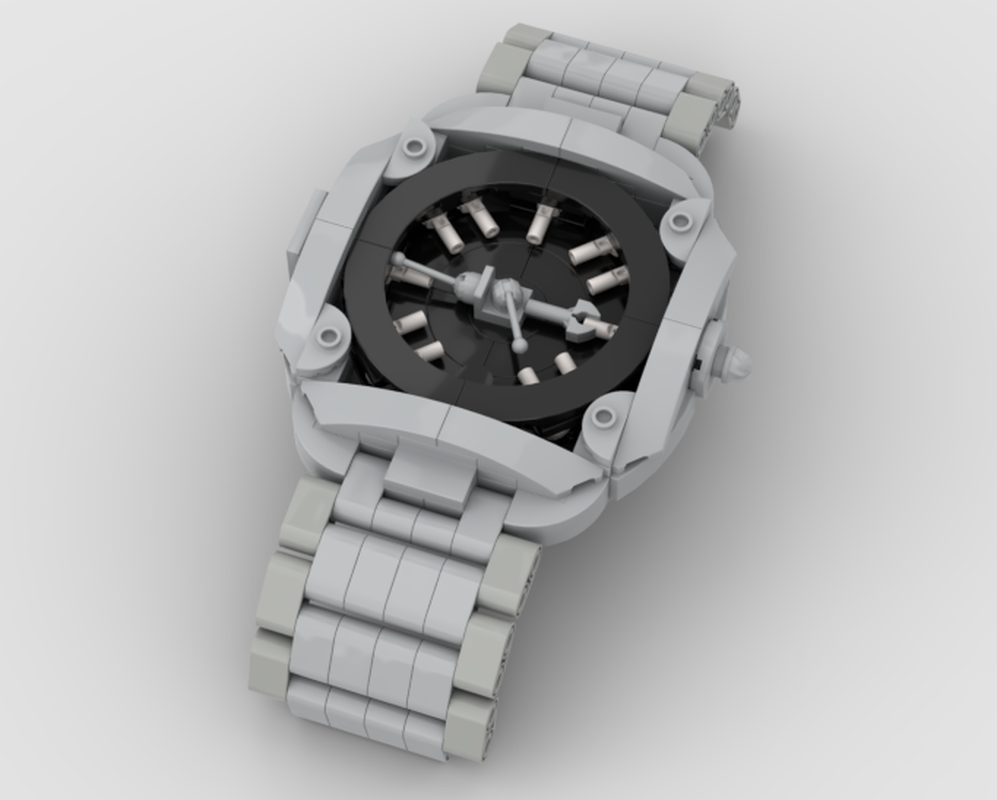 LEGO MOC-227980 luxury watch with black plate by Seartac | Rebrickable ...