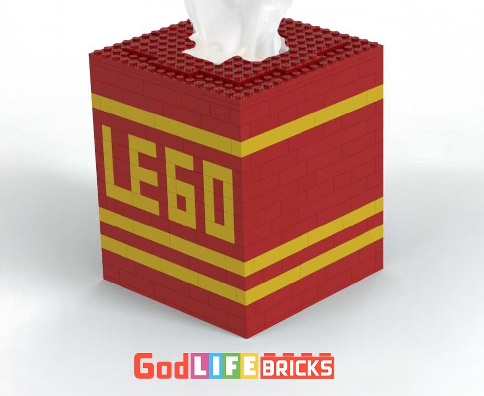 LEGO MOC Tissue Box Enclosure by GodLifeBricks | Rebrickable - Build ...