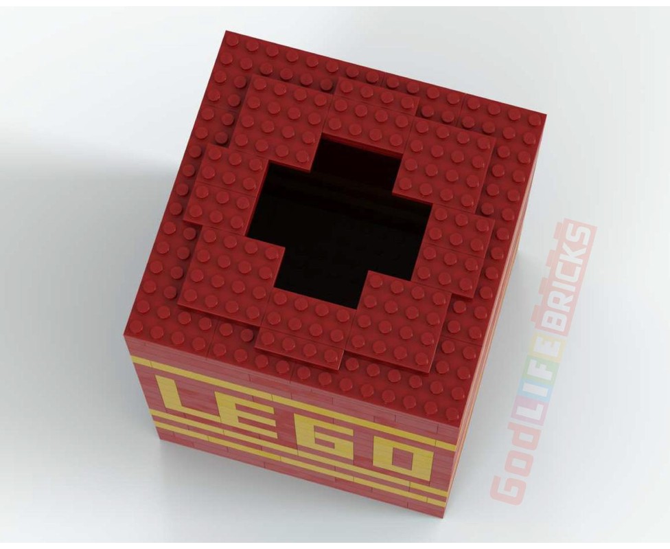 LEGO MOC Tissue Box Enclosure by GodLifeBricks | Rebrickable - Build ...