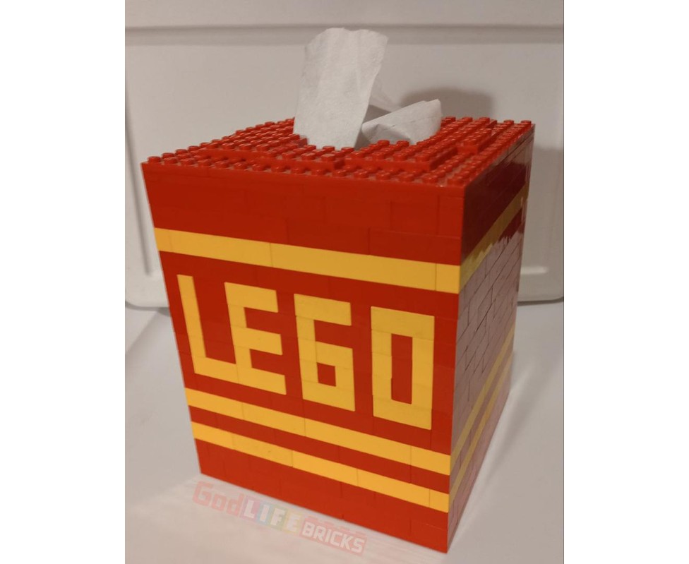 LEGO MOC Tissue Box Enclosure by GodLifeBricks | Rebrickable - Build ...