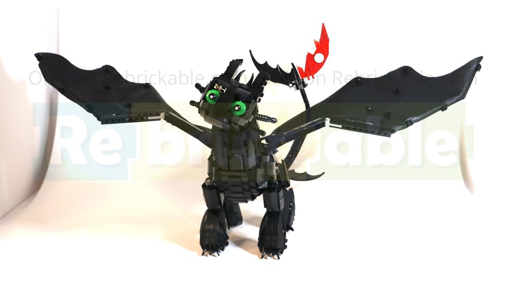 LEGO MOC Giant Toothless - How to train your dragon by Rami ...
