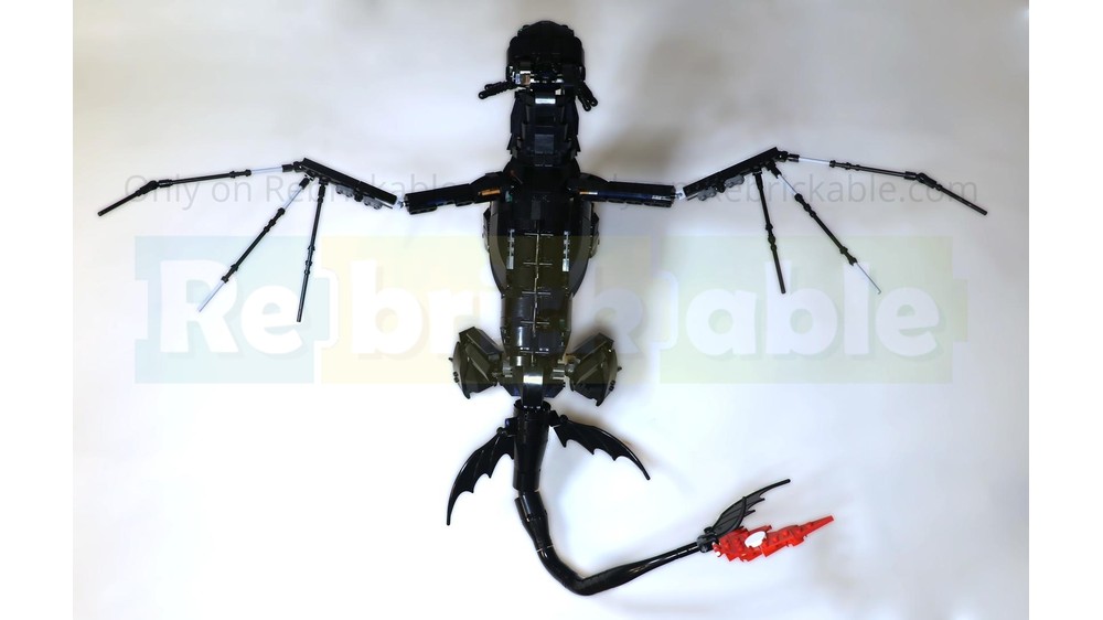 LEGO MOC Giant Toothless - How to train your dragon by Rami ...