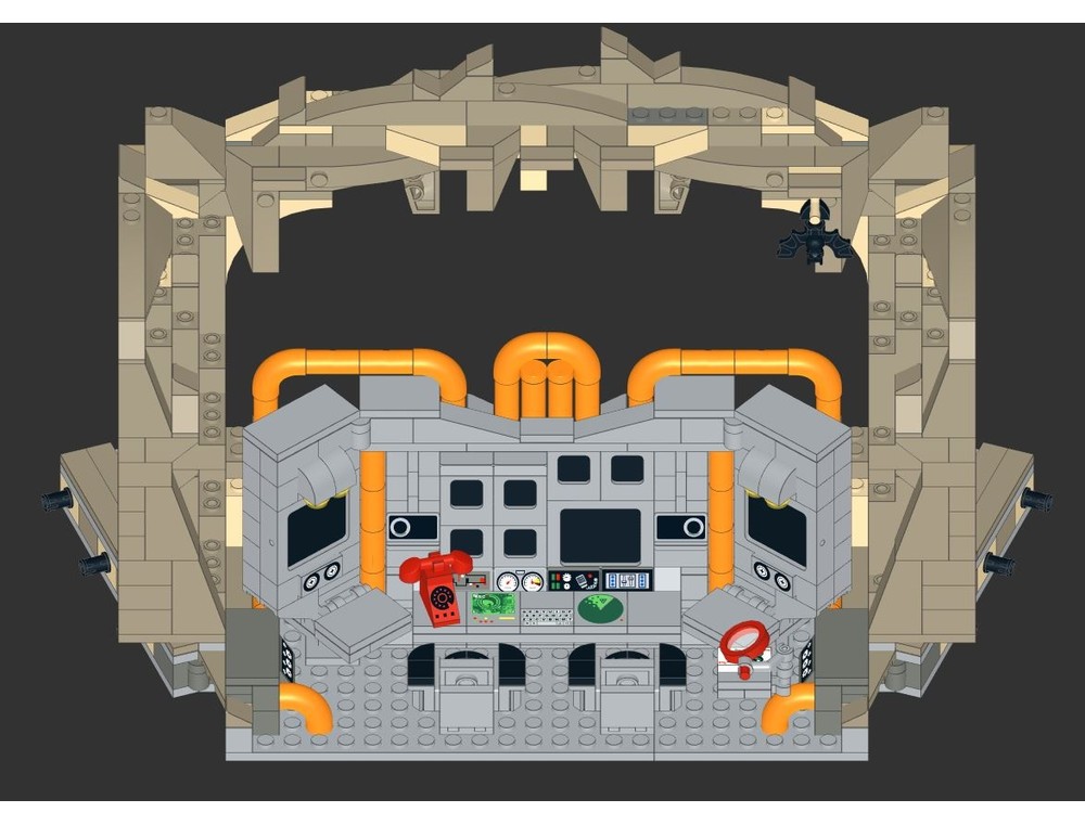 LEGO MOC-228044 1966 Batcave Batcomputer by lonewolve87 | Rebrickable ...