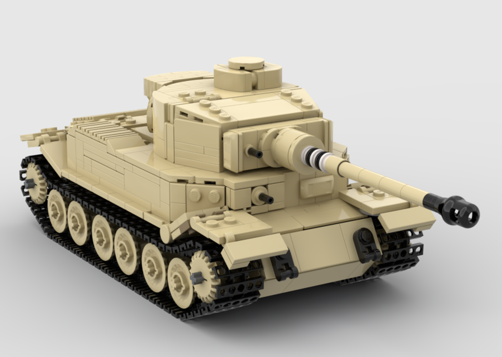 LEGO MOC Pz.Bef.Wg.VI P Porsche Tiger German WW2 Heavy Tank by ...
