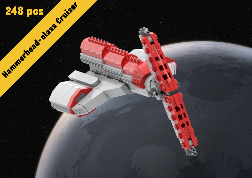 LEGO MOC-228068 1:1455 Hammerhead-class Cruiser by Surcote ...
