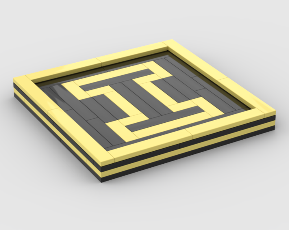 LEGO MOC Iowa Hawkeyes Coaster by HoboMan000 | Rebrickable - Build with ...