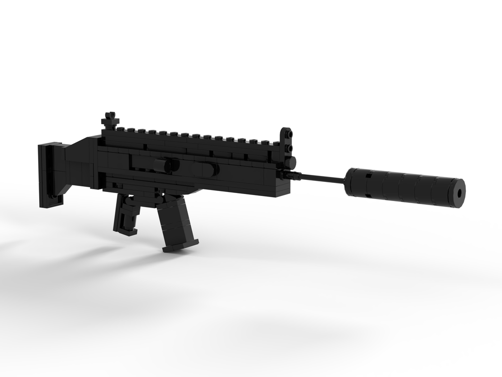 LEGO MOC Fortnite Suppressed Scar by ch1k1n_str1p | Rebrickable - Build ...