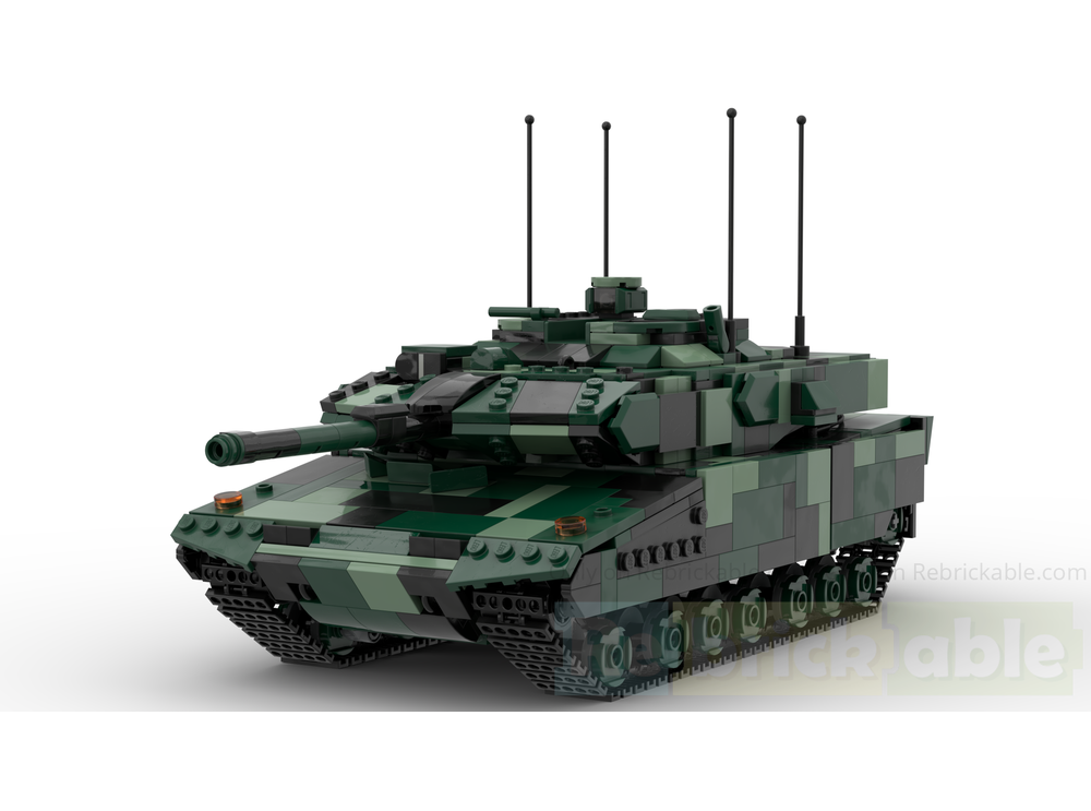 LEGO MOC Strv 122B+ Evolution | Main Battle Tank 1:35 Scale by ...