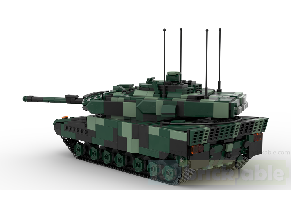 LEGO MOC-228082 Strv 122B+ Evolution | Main Battle Tank 1:35 Scale by ...