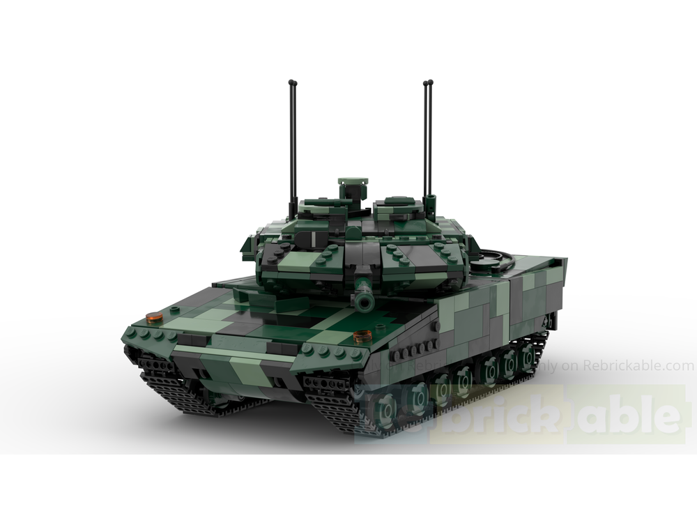 LEGO MOC-228082 Strv 122B+ Evolution | Main Battle Tank 1:35 Scale by ...