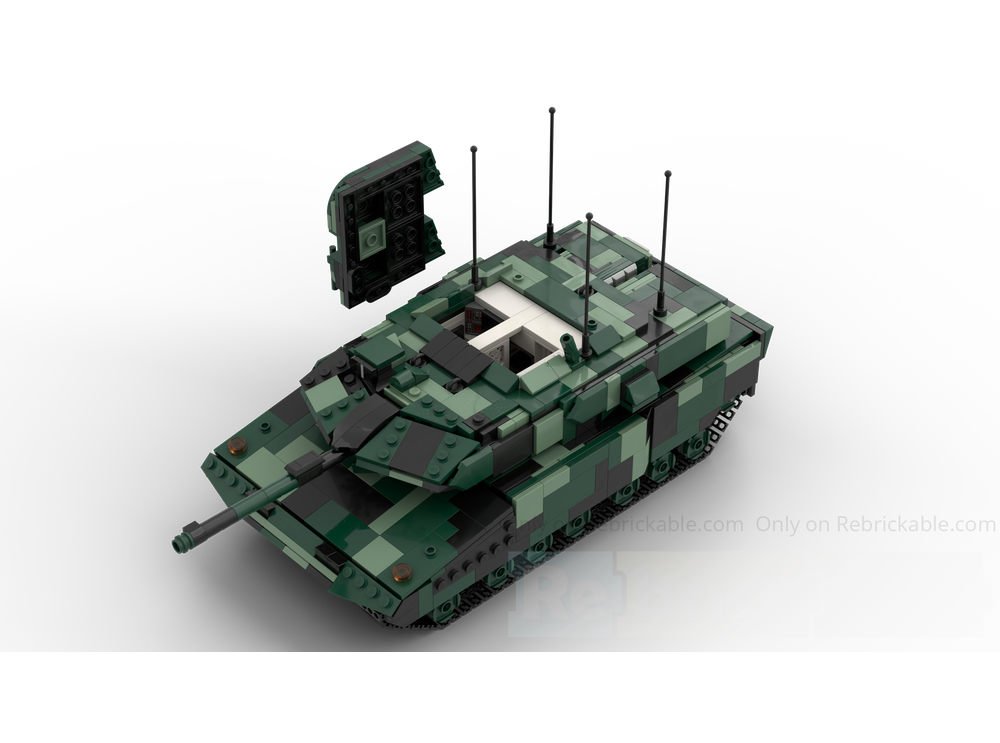 LEGO MOC-228082 Strv 122B+ Evolution | Main Battle Tank 1:35 Scale by ...