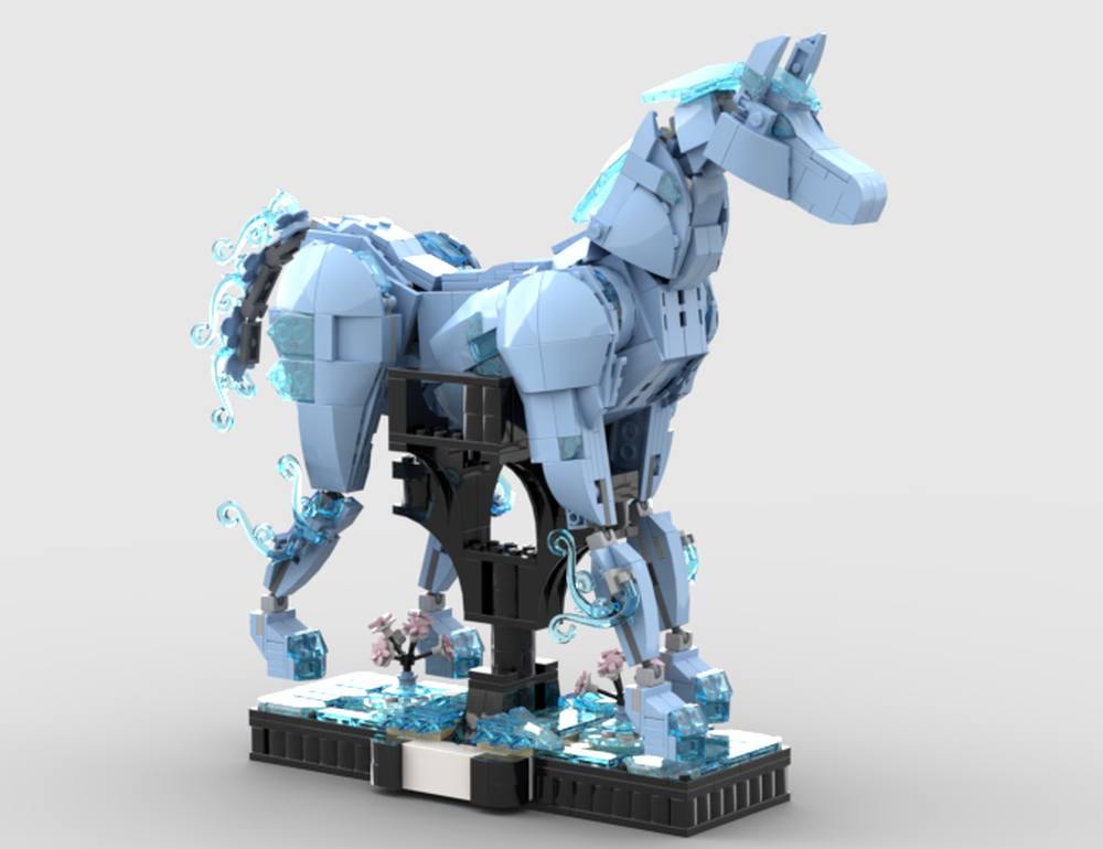LEGO MOC Patronus horse from HP by Invisiblespoon | Rebrickable - Build ...