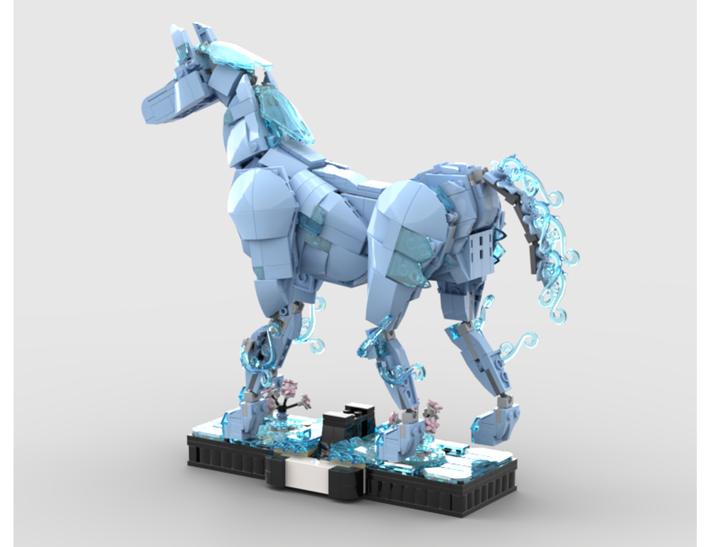 LEGO MOC Patronus horse from HP by Invisiblespoon | Rebrickable - Build ...