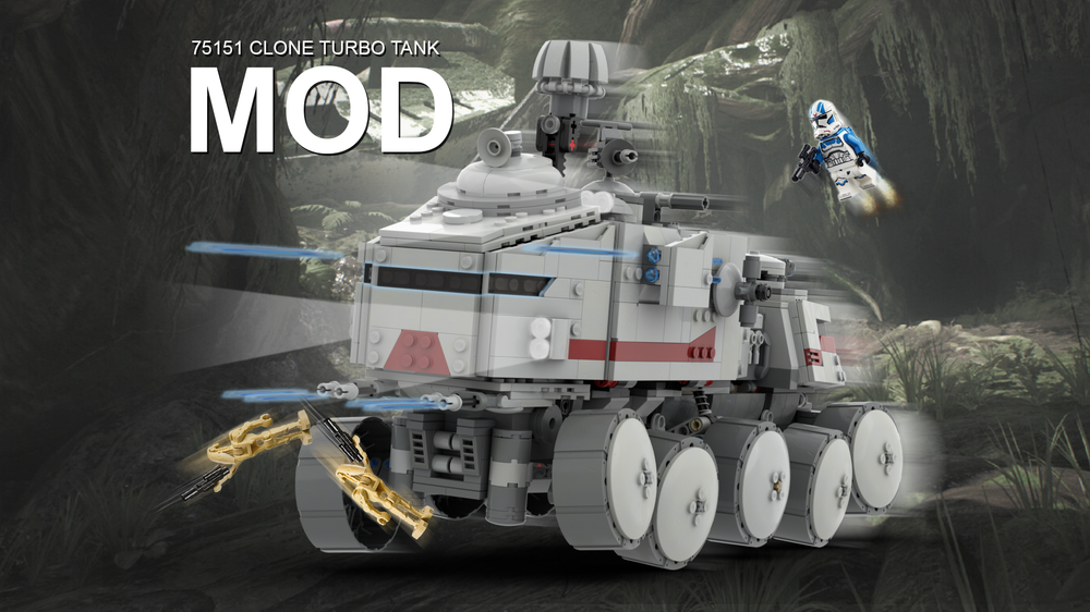 LEGO MOC MODIFIED 75151 CLONE TURBO TANK - (HAVw A6 JUGGERNAUT) by ...