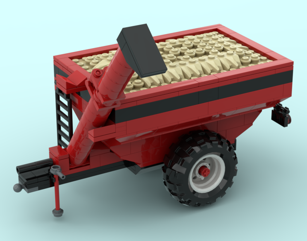 LEGO MOC Grain Cart by EricvanGaal | Rebrickable - Build with LEGO