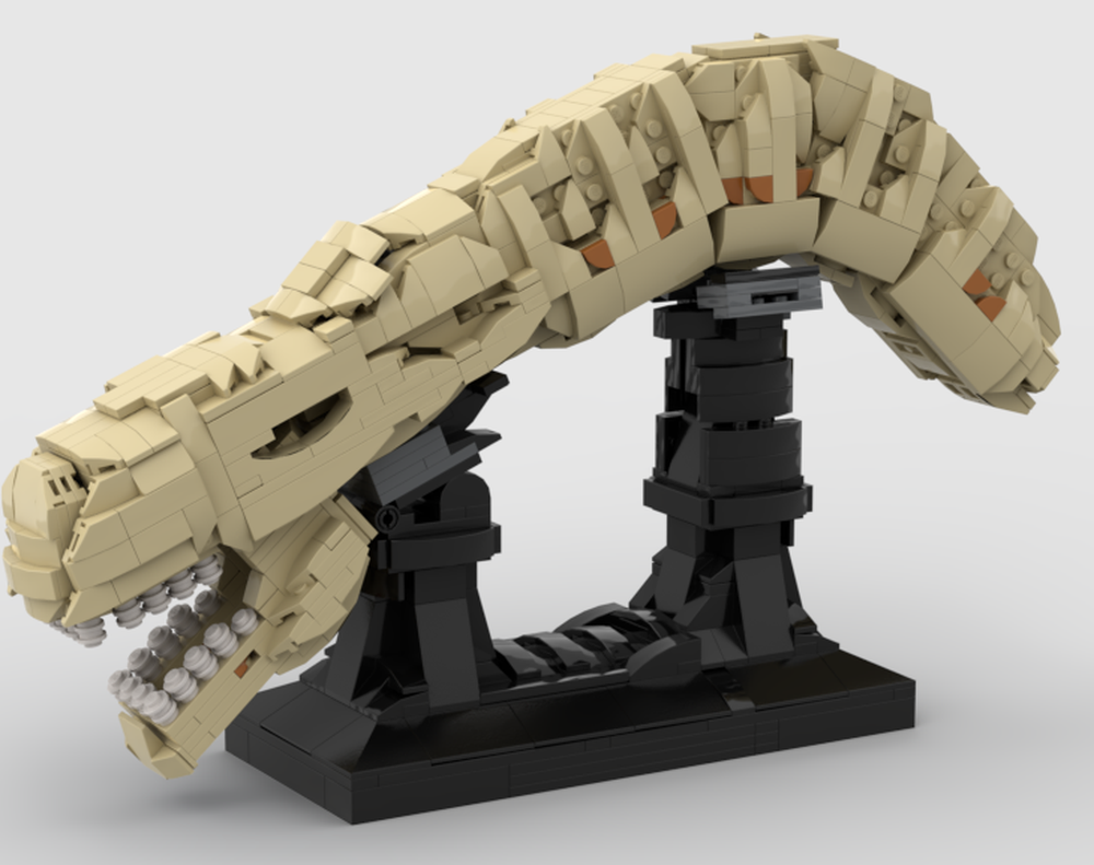 LEGO MOC Xenomorph skull display by Invisiblespoon | Rebrickable ...