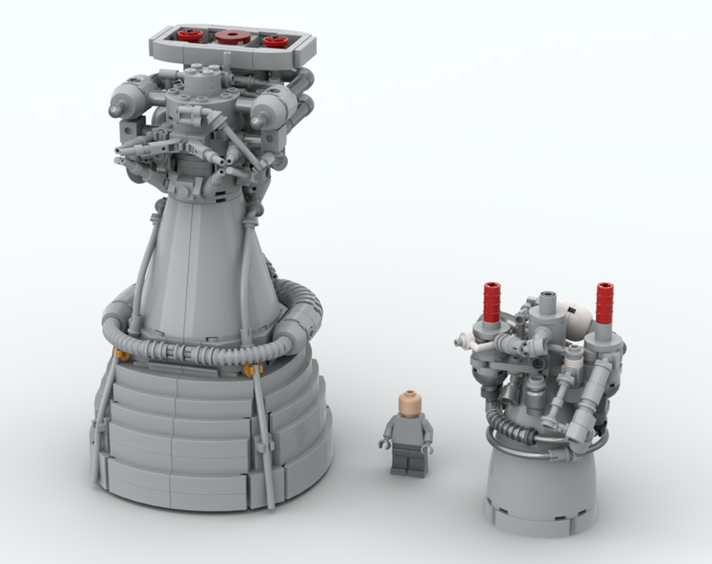 LEGO MOC Rocketdyne F1 and J2 Engines by iscatrebor | Rebrickable ...