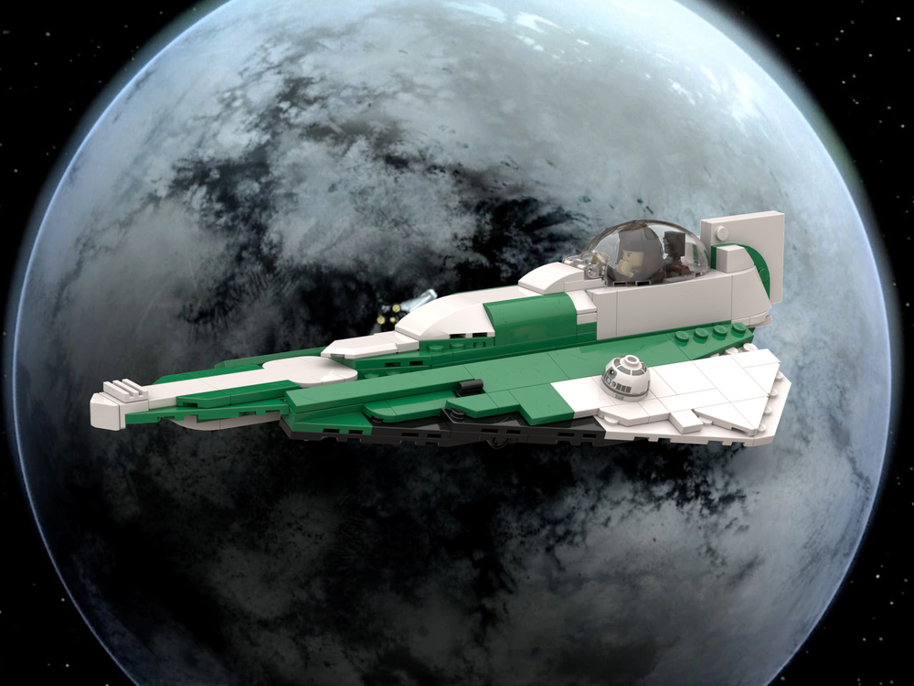 LEGO MOC Luminara Unduli's Delta-7 Aethersprite-class Starfighter by ...