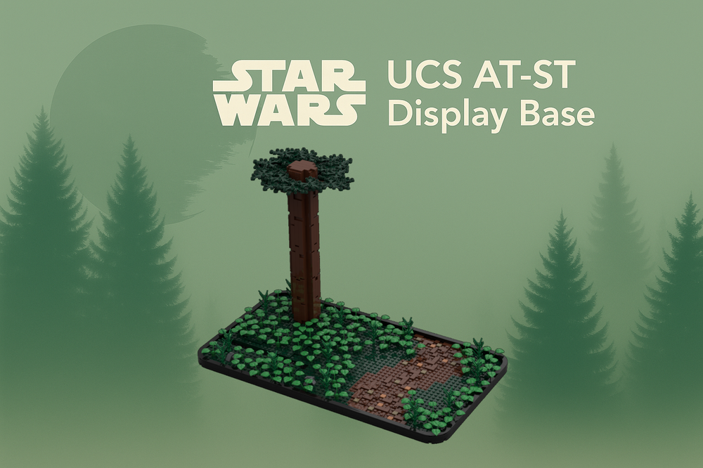 LEGO MOC UCS AT-ST Display Stand by ClayBirdBricks | Rebrickable ...