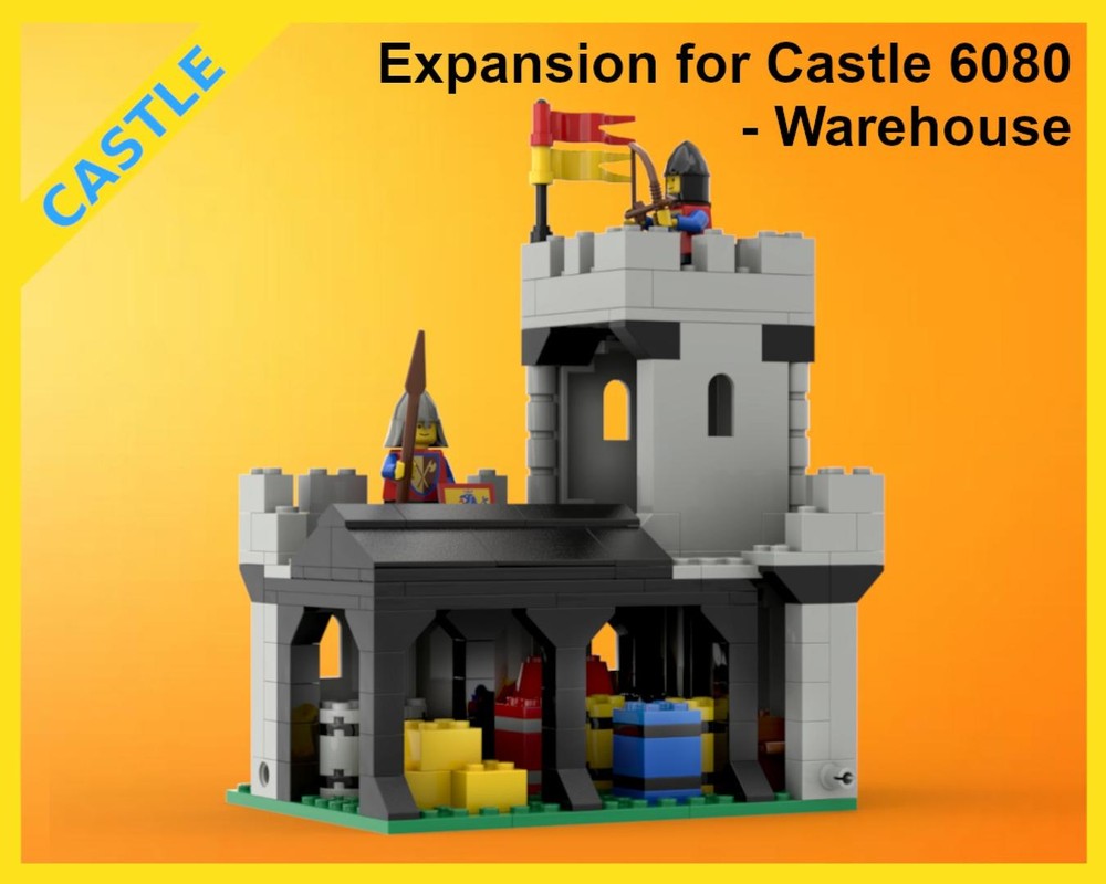 LEGO MOC Classic Castle Expansion - 6080 - Warehouse by ClaCaDude ...