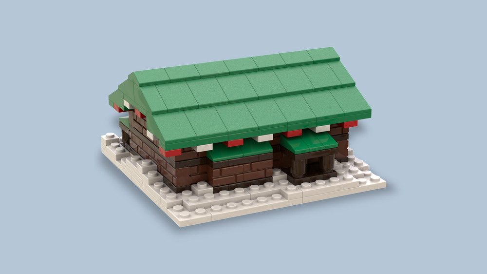 LEGO MOC Holiday Cabin by Kindaoddish | Rebrickable - Build with LEGO