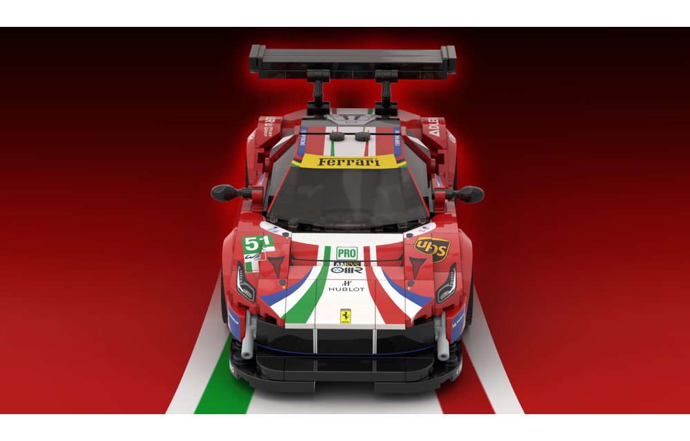 LEGO MOC-228143 488 GTE “AF Corse #51” by lsilverdn129 | Rebrickable ...