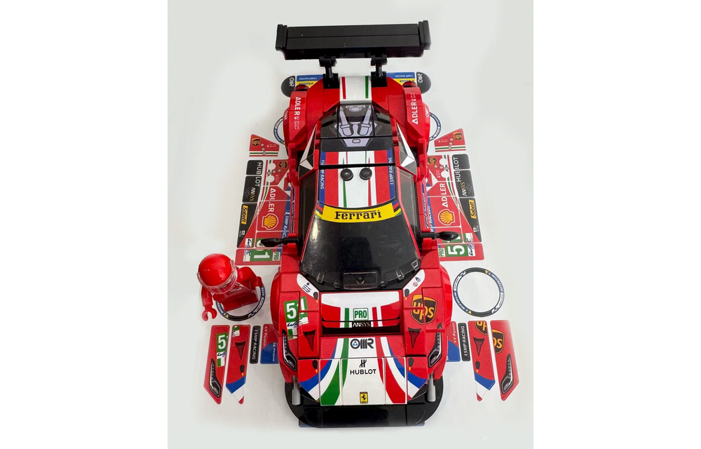 LEGO MOC-228143 488 GTE “AF Corse #51” by lsilverdn129 | Rebrickable ...