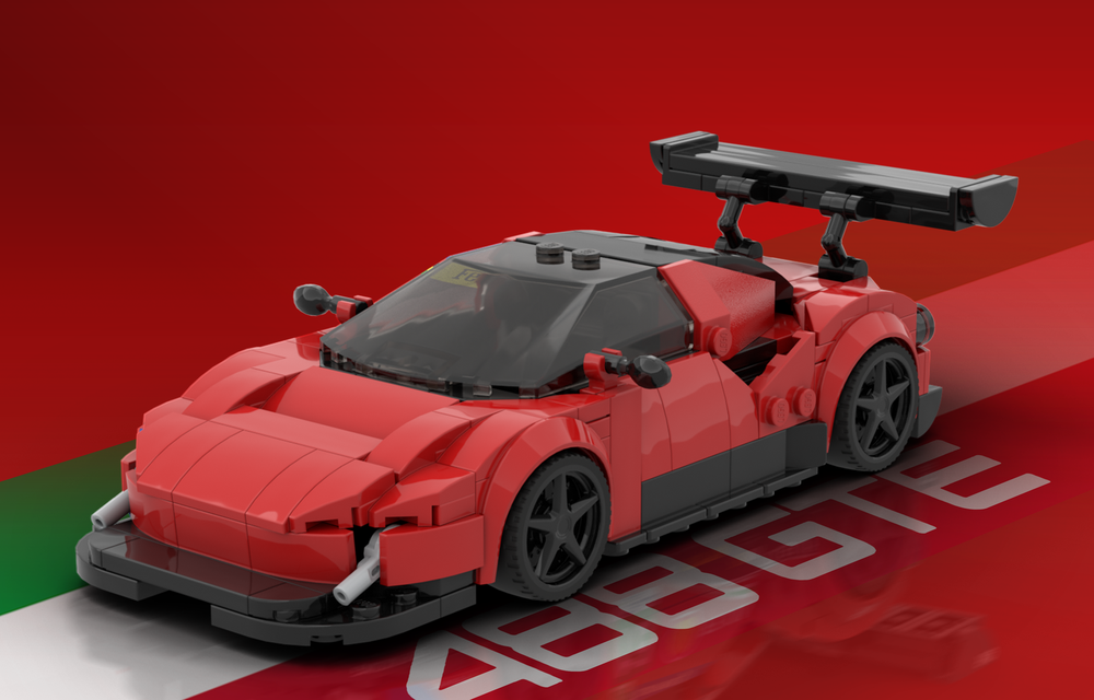 LEGO MOC-228143 488 GTE “AF Corse #51” by lsilverdn129 | Rebrickable ...