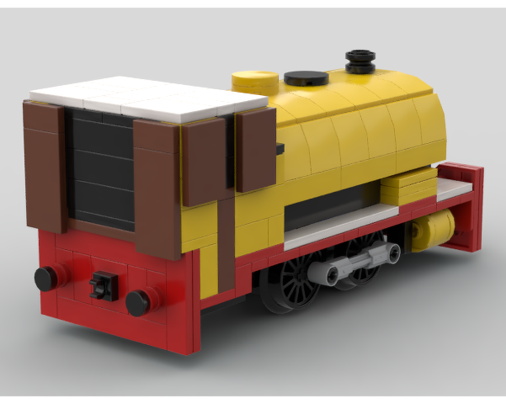 LEGO MOC Bill OR Ben - Sodor China Clay Twins (Bagnall 0-4-0 Saddle ...