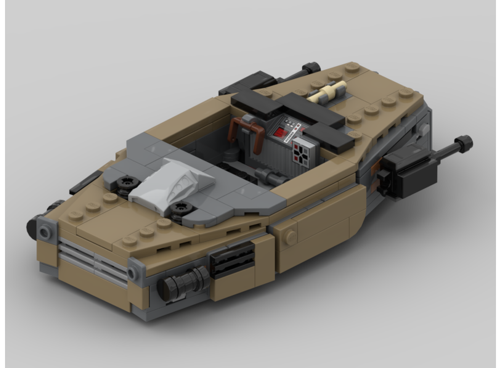 LEGO MOC Iris-5 combat landspeeder by Krieg_15 | Rebrickable - Build ...