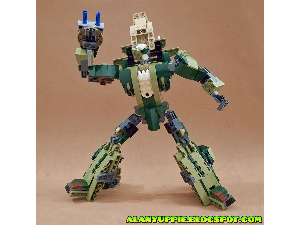 LEGO MOC-228160 Dinobot Slag / Transformer Dinosaur Triceratops using ...