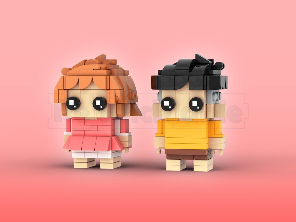 LEGO MOC Ponyo & Sosuke Brickheadz LEGO MOC - Ponyo by Eugenio Iacono ...