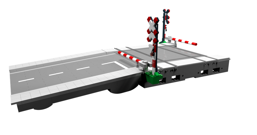 LEGO MOC Moduverse Level Crossing by snakebyte | Rebrickable - Build ...