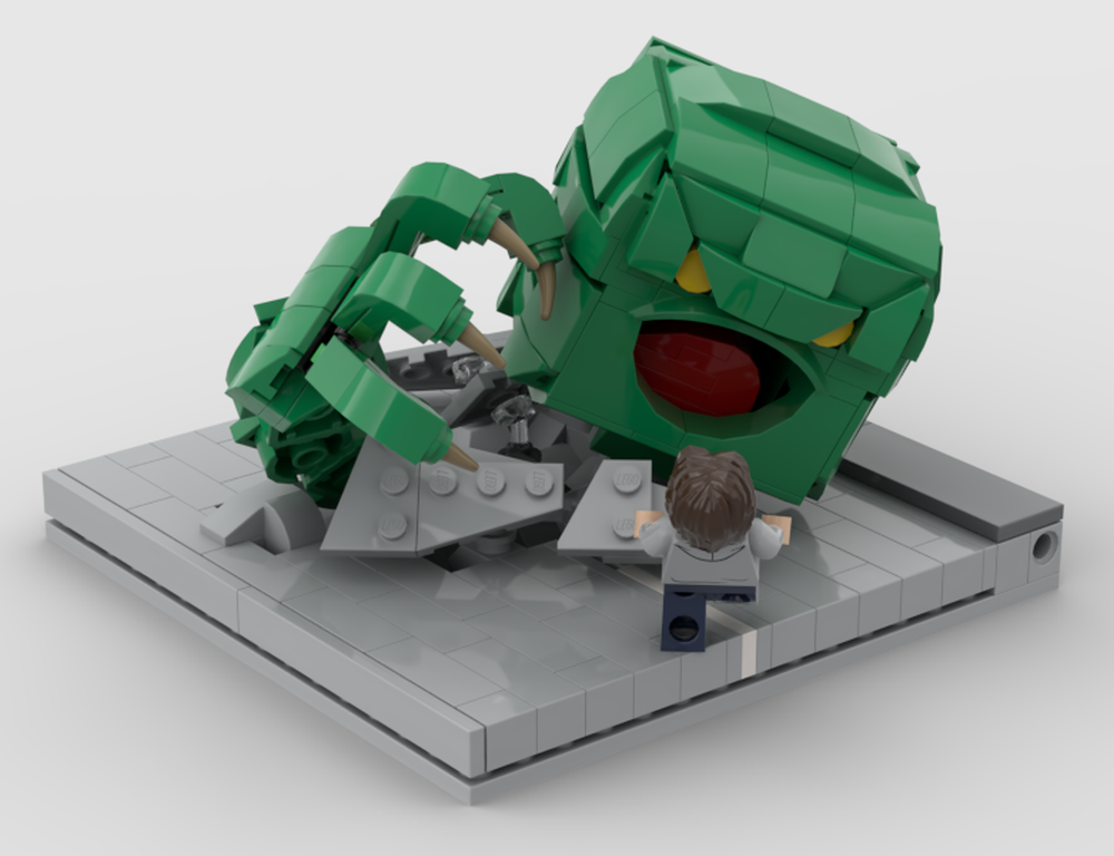 LEGO MOC Giganto's Attack by StrangerBricks | Rebrickable - Build with LEGO
