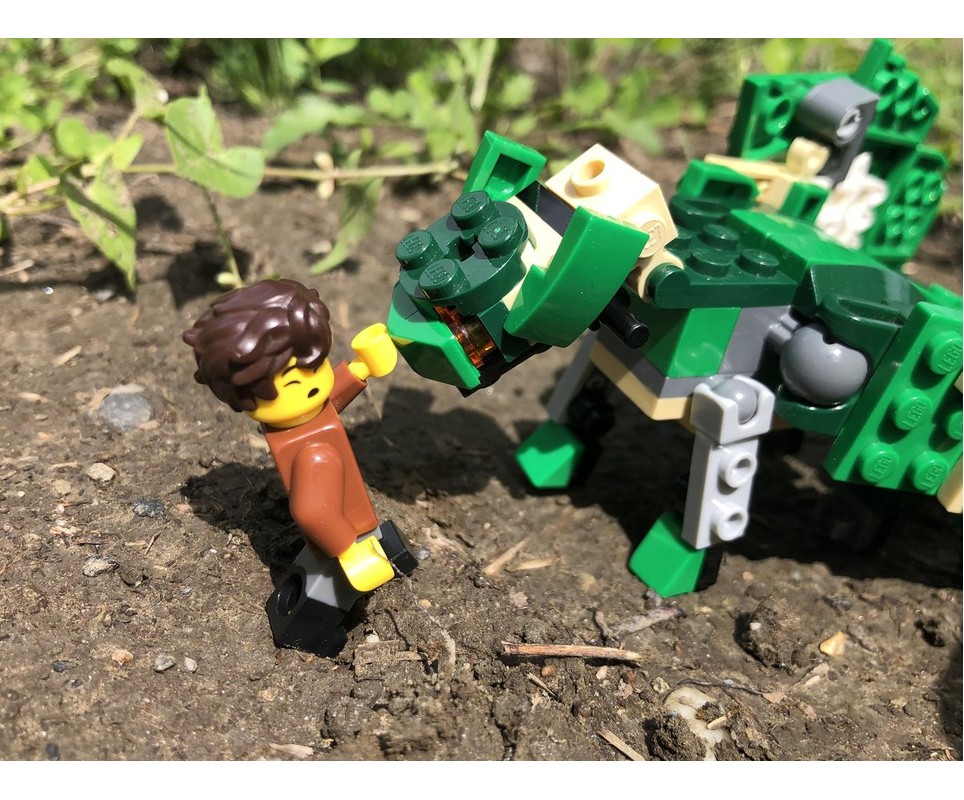 LEGO MOC Green Toothless by ERP | Rebrickable - Build with LEGO