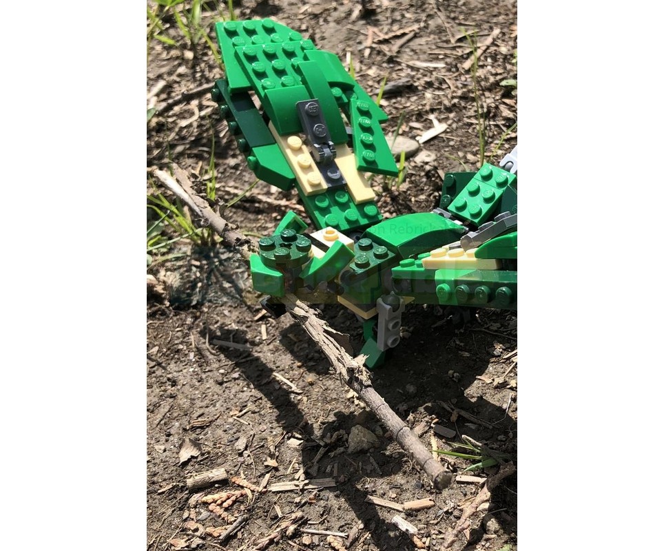 LEGO MOC Green Toothless by ERP | Rebrickable - Build with LEGO