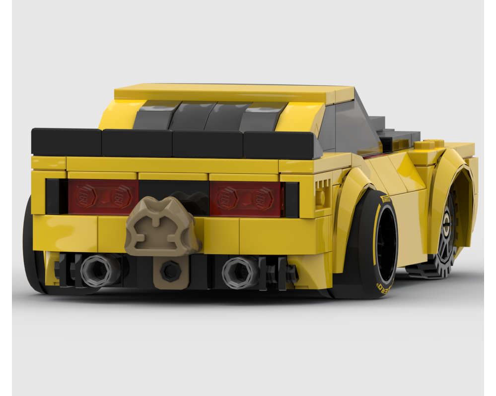 LEGO MOC Dodge Challenger Drag Pak by The Brickerman | Rebrickable ...