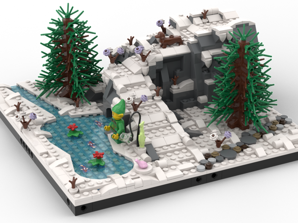 LEGO MOC-228191 Workshop Mountain Climb for Elf Winter Village by ...