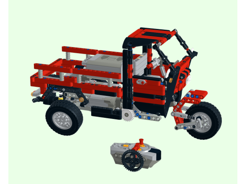 LEGO MOC-228204 Piaggio Ape by Bert71 | Rebrickable - Build with LEGO