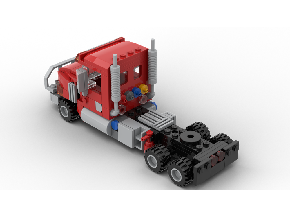 LEGO MOC Semi Truck by KeetParo | Rebrickable - Build with LEGO