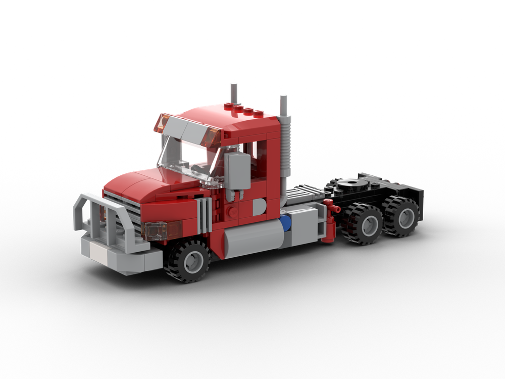 LEGO MOC Semi Truck by KeetParo | Rebrickable - Build with LEGO