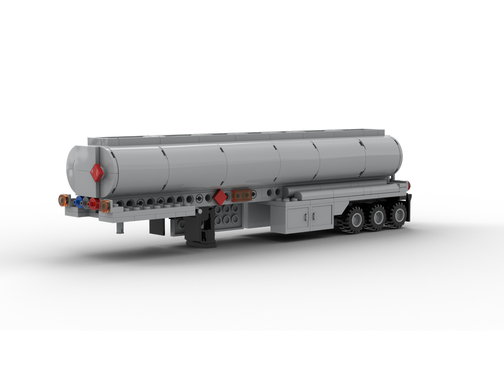 LEGO MOC-228210 City Tanker Trailer by KeetParo | Rebrickable - Build ...